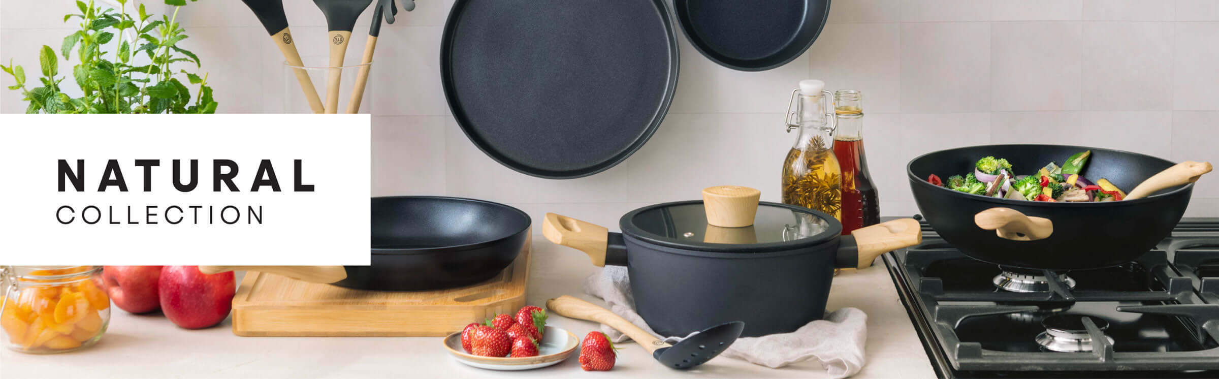 Shop MasterChef Natural Kitchen & Cookware Collection - Wood-Look ...
