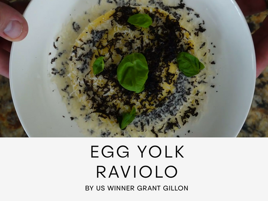 GRANT GILLON EGG YOLK RAVIOLO – Masterchef US