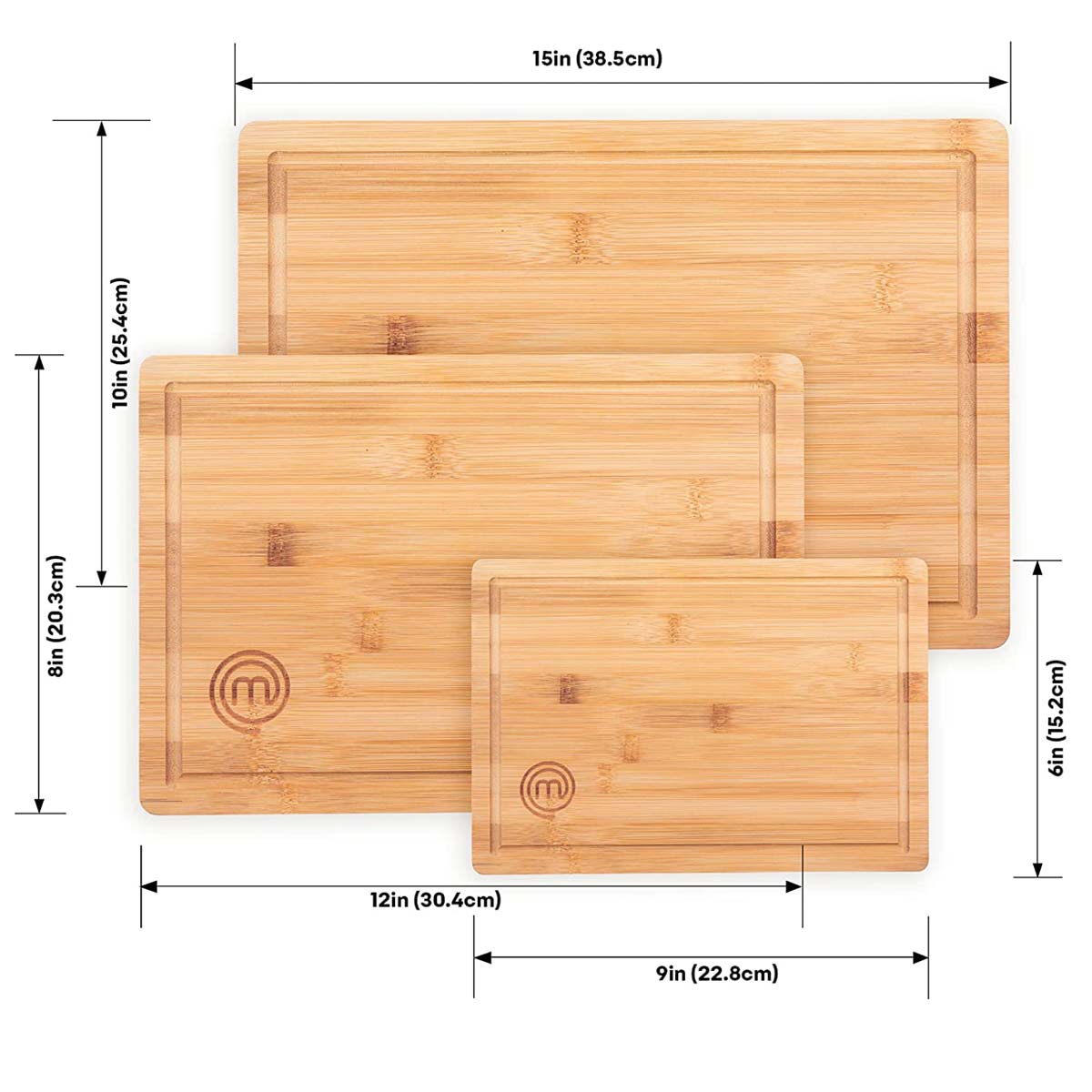 US MasterChef Cutting Boards 3pcs - Natural Collection – Masterchef US