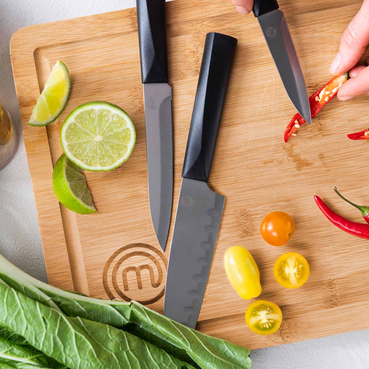 US MasterChef Large Cutting Board - Natural Collection