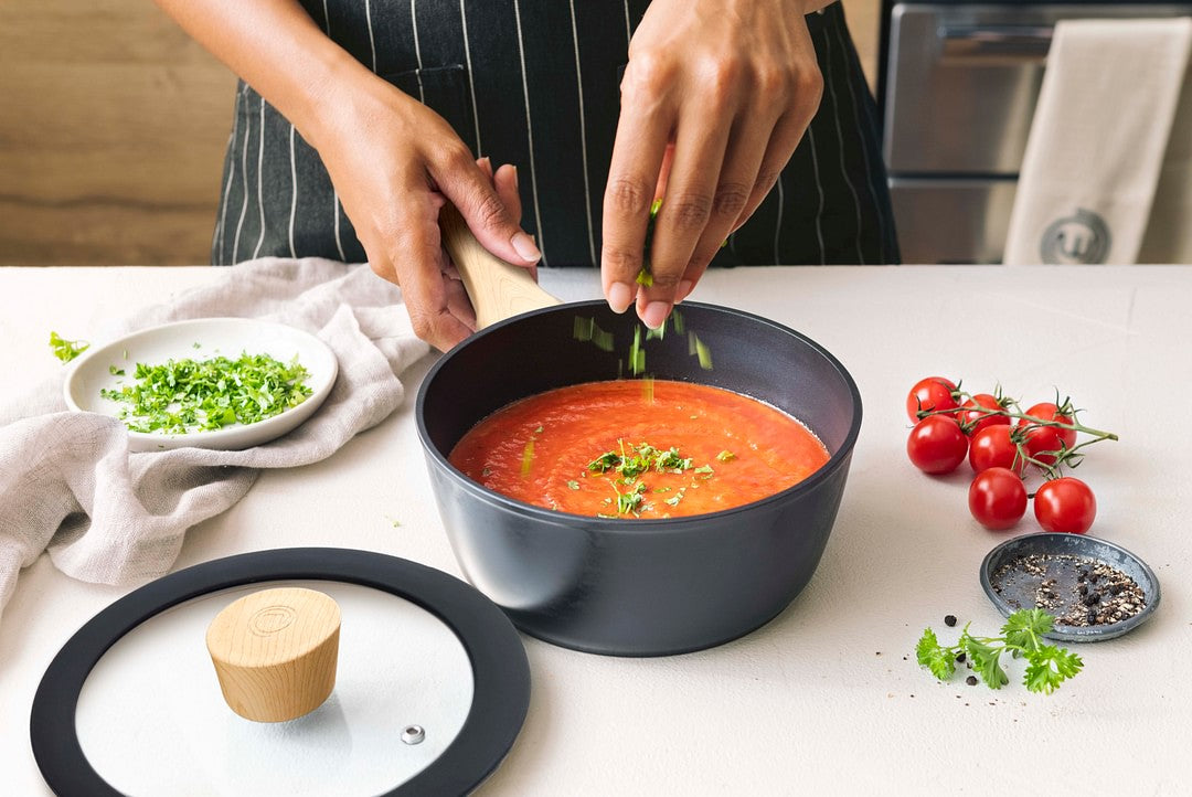 US MasterChef Sauce Pan & Lid 20cm - Natural Collection – Masterchef US